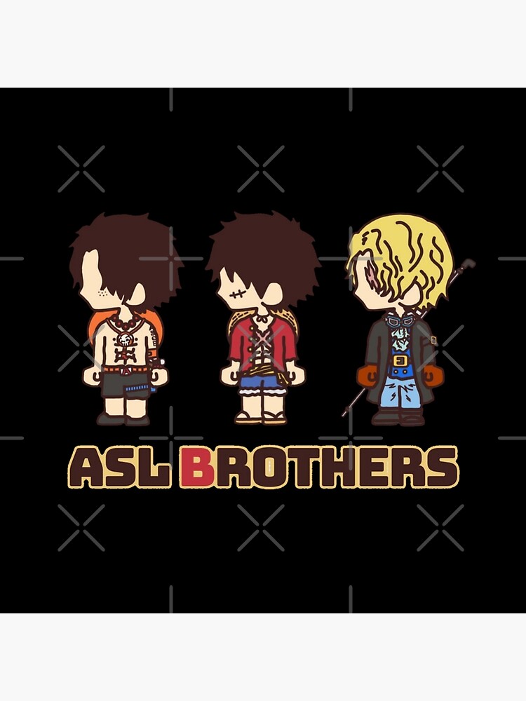 "ASL BROTHERS-LUFFY ACE SABO -ONE PIECE" Art Print for Sale by Aeyssa ...