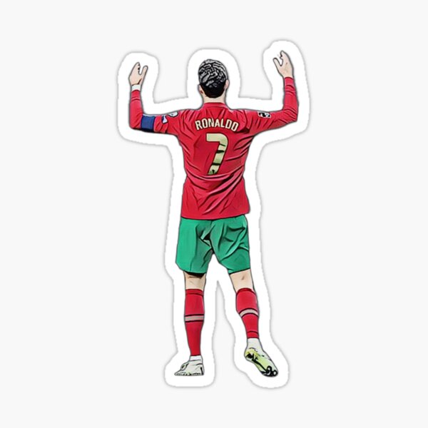 "Cristiano Ronaldo Portugal" Sticker for Sale by CartoonStarsStd ...