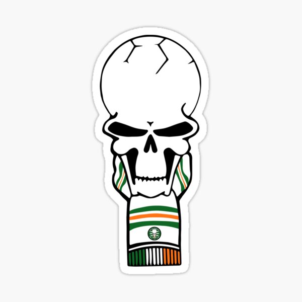 "Green Brigade skull -Ireland flag- " Sticker for Sale by CharmMini ...