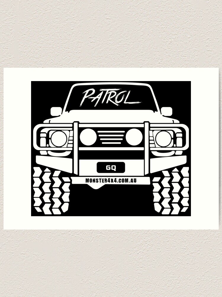 "Nissan GQ Patrol - Y60 - Stencil - With Patrol on windscreen" Art ...