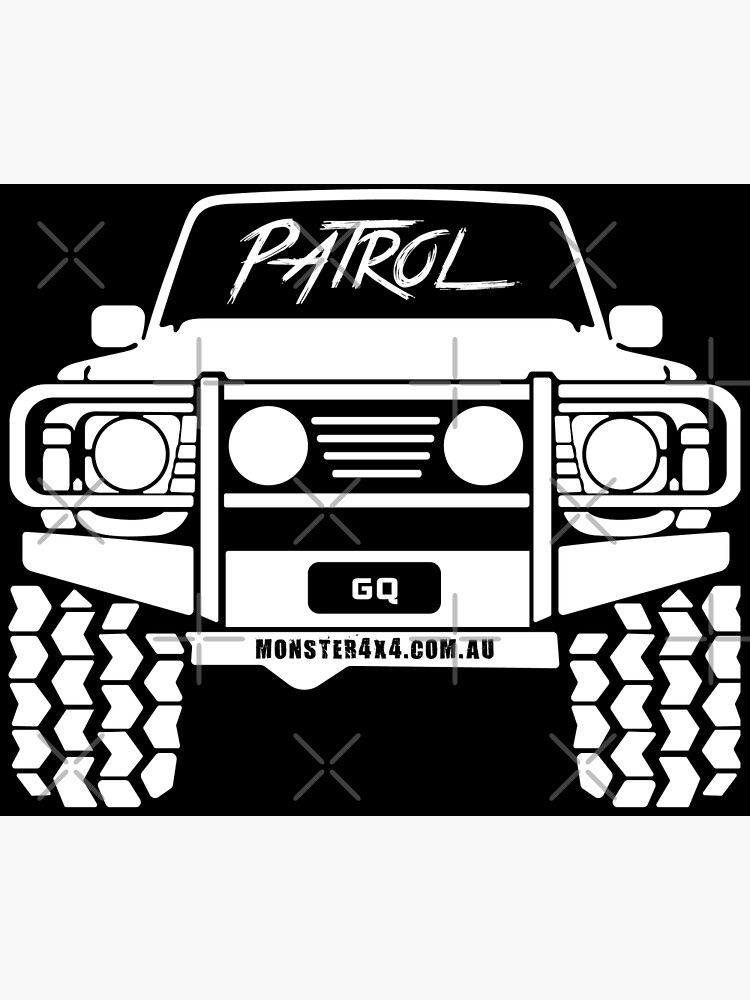 "Nissan GQ Patrol - Y60 - Stencil - With Patrol on windscreen" Art ...
