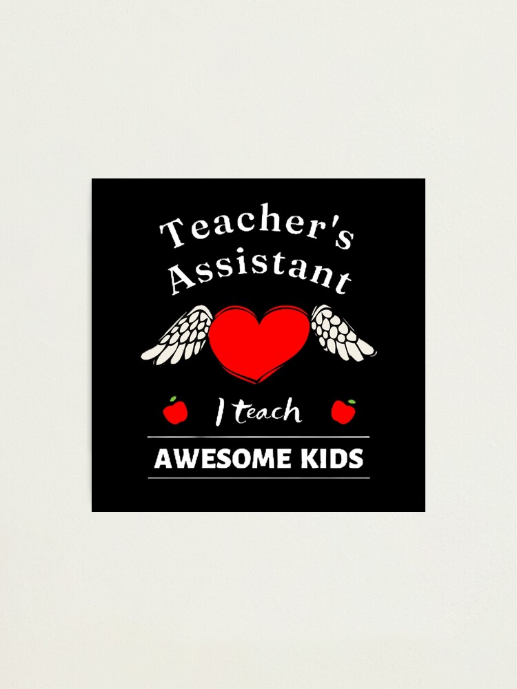 Lámina fotográfica «Asistente del maestro Enseño a niños increíbles El ...