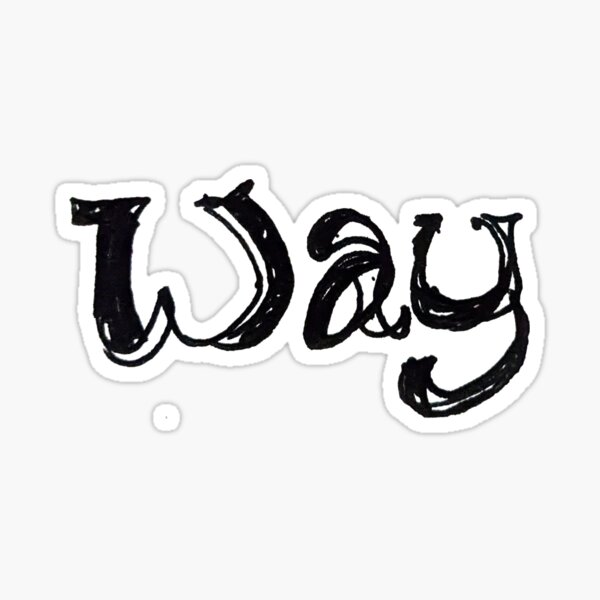 "No Way Yes Way" Sticker for Sale by AtlanticFossils | Redbubble