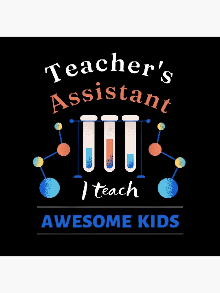 Póster «Asistente del maestro Enseño a niños increíbles El mejor diseño ...