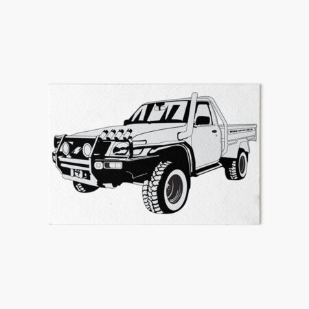 "Nissan GU Patrol Ute - Y61 " Art Board Print for Sale by Monster4x4 ...