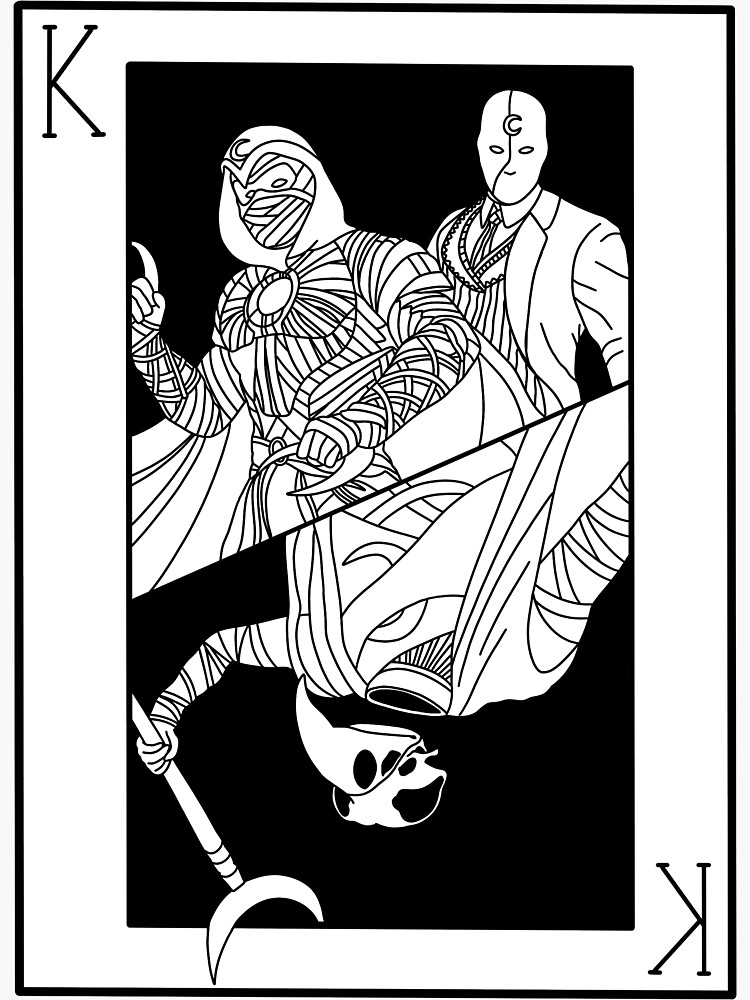 "King Knight Card" Sticker for Sale by hkcottrill | Redbubble