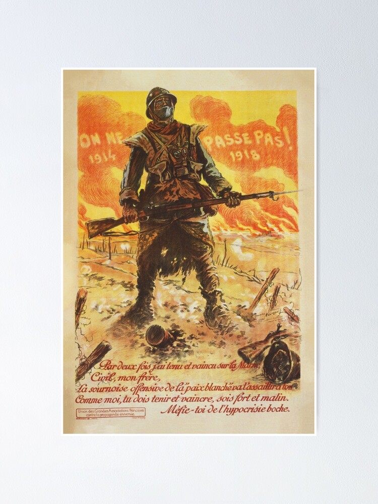 "They Shall Not Pass/On Ne Passe Pas | Maurice Neumont | 1917 World War ...