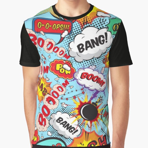 "Comic book" Graphic T-Shirt for Sale by Jay Ackerman | Redbubble
