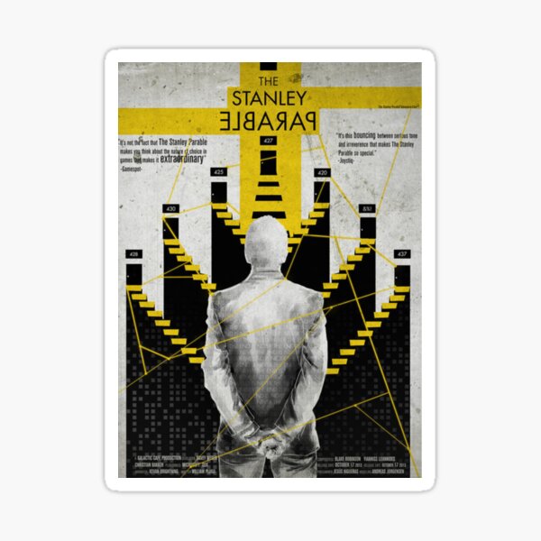 "The Stanley Parable " Sticker for Sale by IsMonday | Redbubble