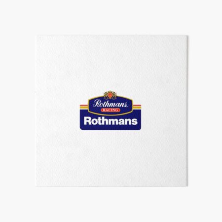 "ROTHMANS RACING-LOGO" Art Board Print for Sale by LouieStaton501 ...