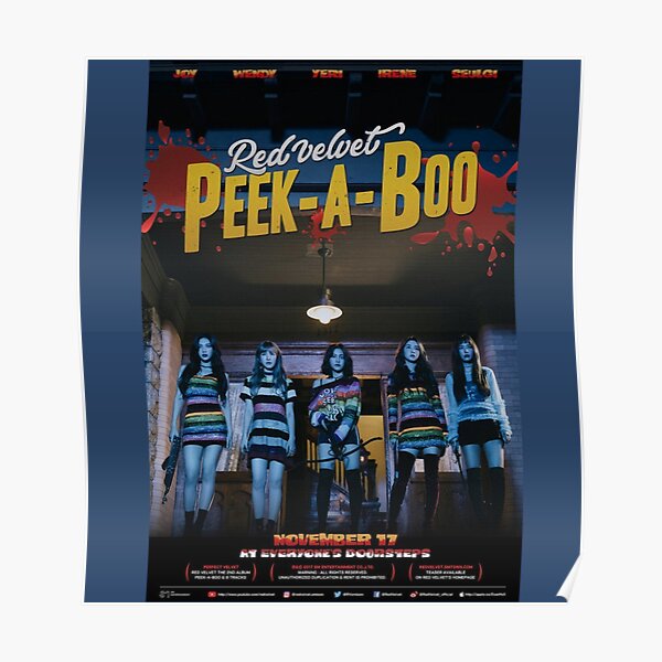 "Red Velvet Comeback" Poster for Sale by KailyCumera | Redbubble