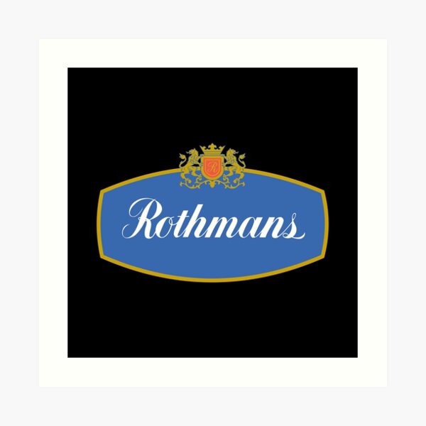 "ROTHMANS RACING-LOGO" Art Print for Sale by JakeWarren501 | Redbubble