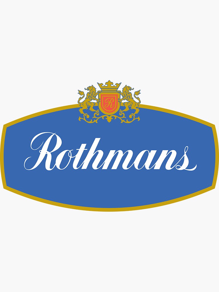 "ROTHMANS RACING-LOGO" Sticker for Sale by JakeWarren501 | Redbubble
