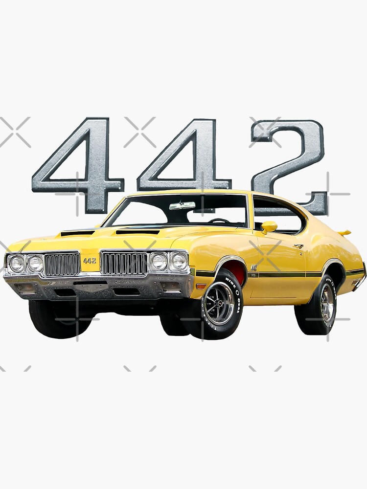 "1970 Olds Cutlass 442" Sticker for Sale by PermagesLLC | Redbubble