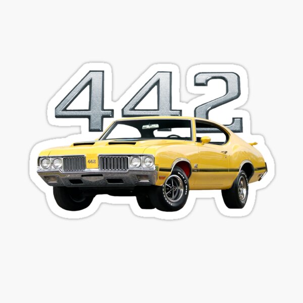 "1970 Olds Cutlass 442" Sticker for Sale by PermagesLLC | Redbubble