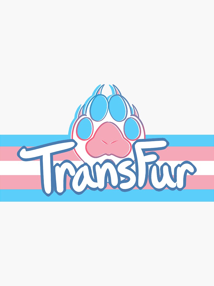 "Transfur" Sticker for Sale by Doukz | Redbubble