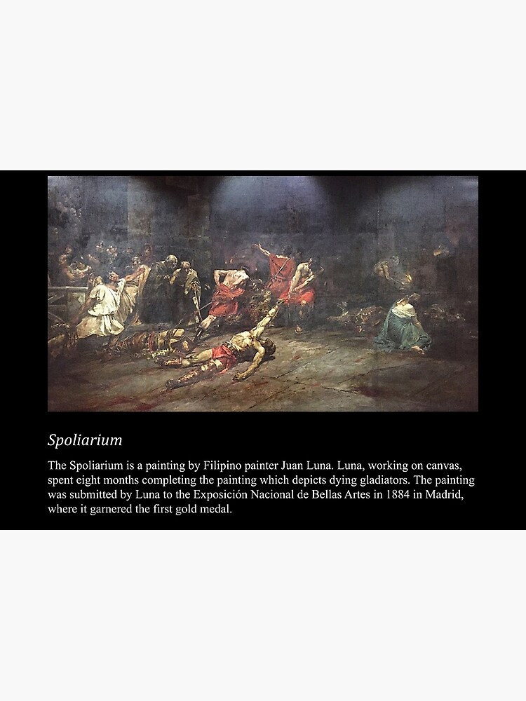 "Spoliarium Design with Description." Poster for Sale by EdbergTrading ...