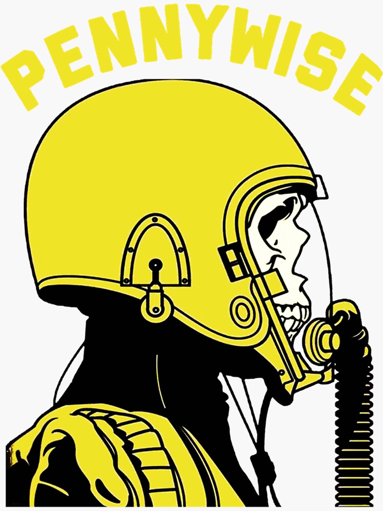 "Pennywise Best Of American Punk Rock Band" Sticker by artzwear | Redbubble