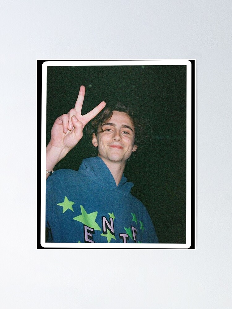 "Love Funny Man Timothee Chalamet Gifts For Everyone" Poster for Sale ...