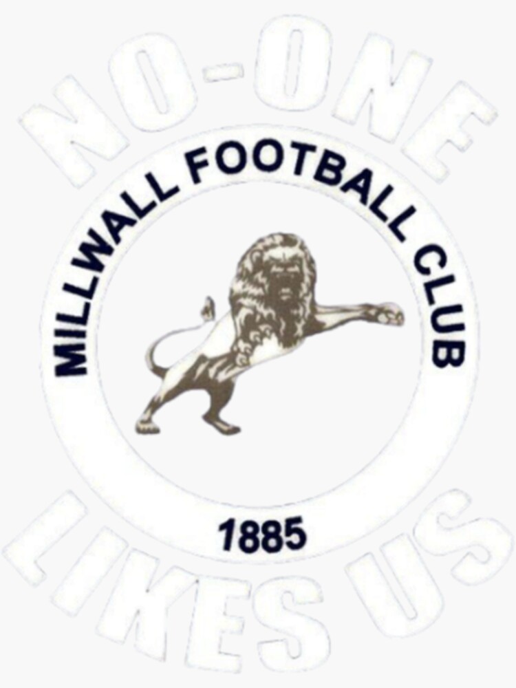 "MILLWALL . FC. " Sticker for Sale by WilliamsKatel | Redbubble