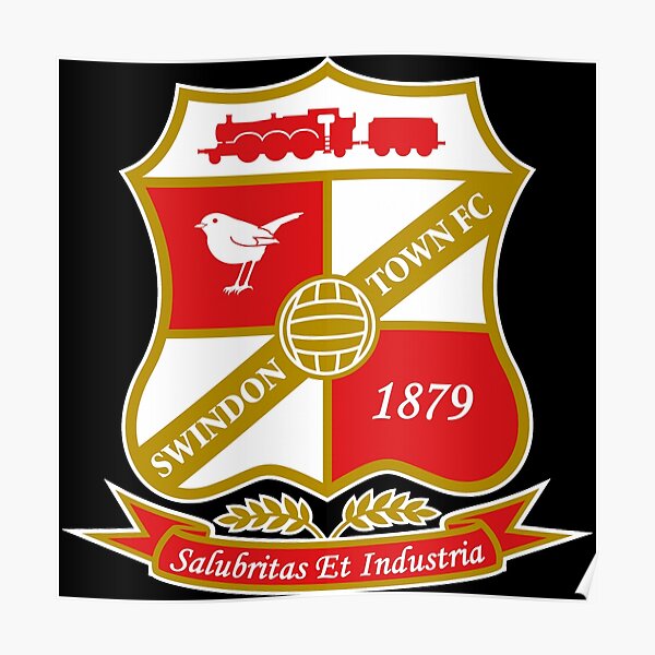 "Swindon Town - Logo" Poster for Sale by EmaRose44 | Redbubble
