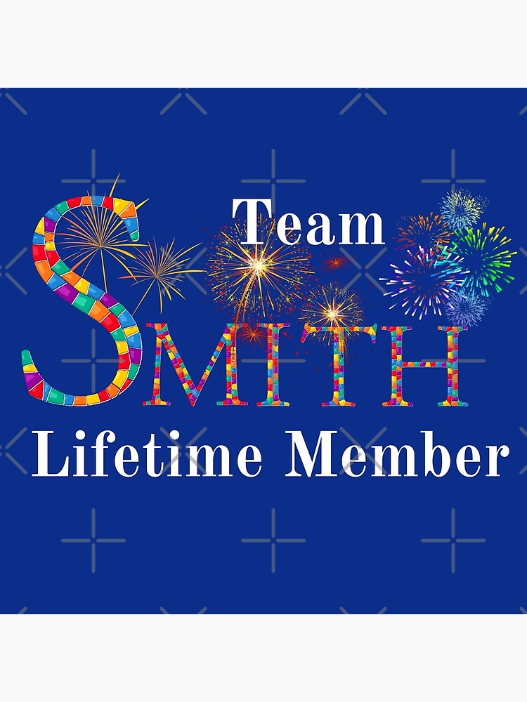"Smith Family Monogram displays proud family characteristics on a sign ...