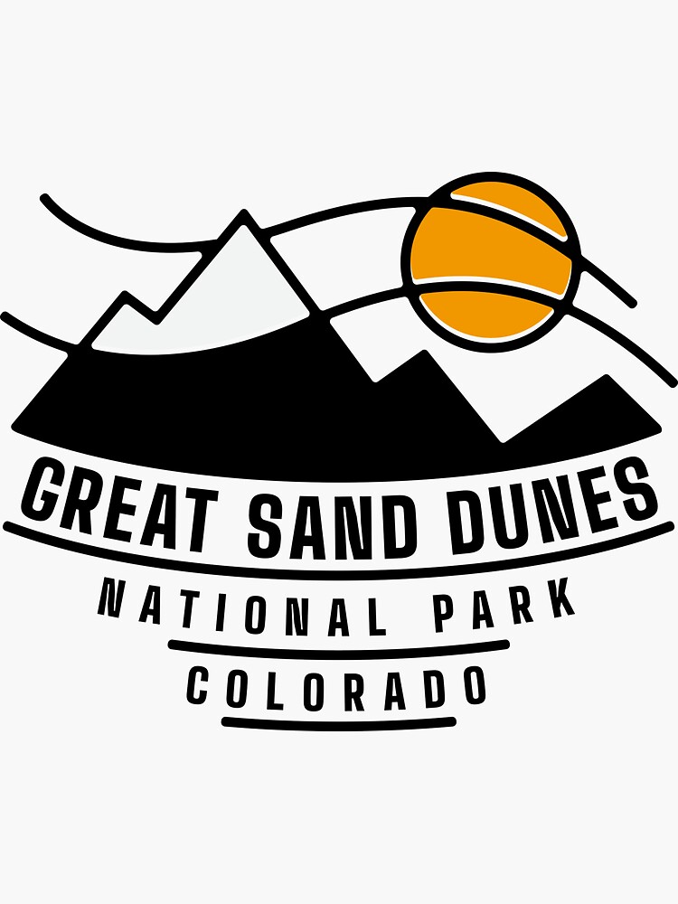"Great Sand Dunes National Park" Sticker by Alfalfalfa90 | Redbubble