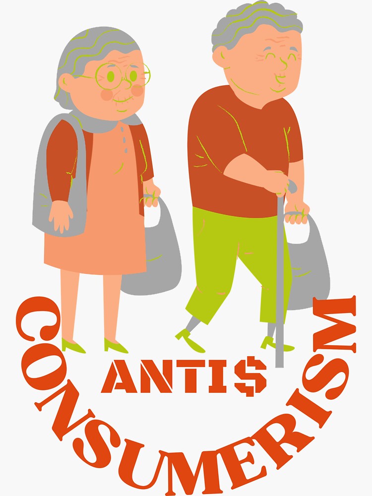 "Anti Consumerism Dont Buy ⭐⭐⭐ (1023)" Sticker for Sale by kingstyle10 ...