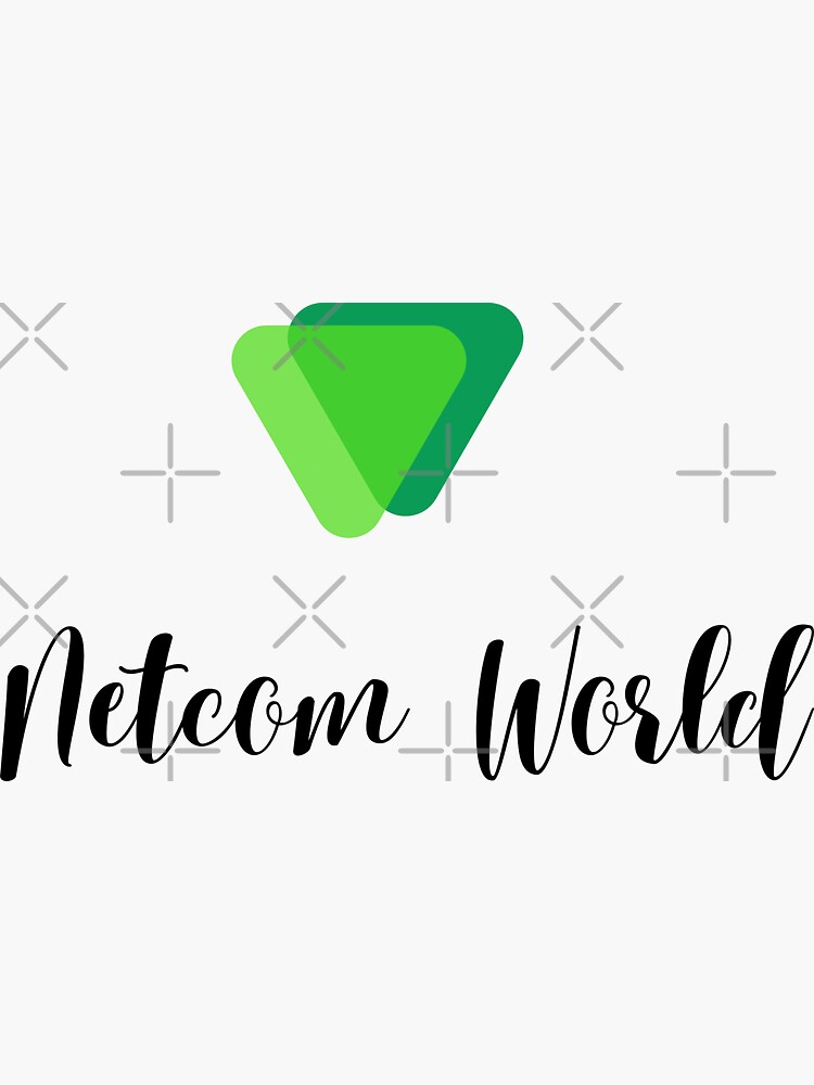 "Netcom World" Sticker for Sale by KaK-TaK | Redbubble