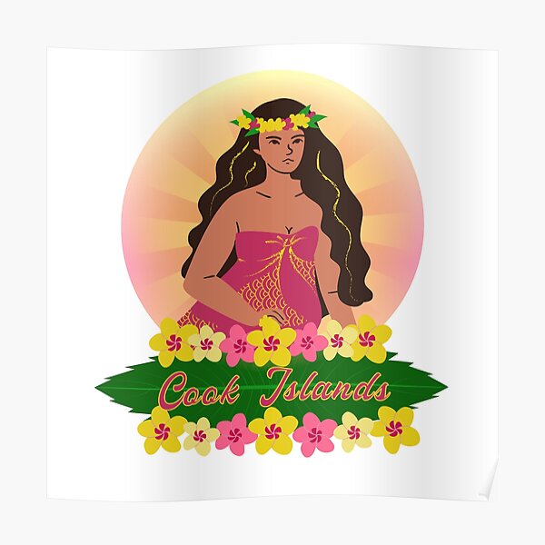 "Cook Islands" Poster for Sale by PolyMicroMela | Redbubble