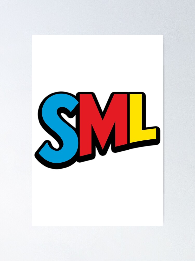 "Sml Jeffy Merch SML Logo" Poster for Sale by ZaidiShopy | Redbubble