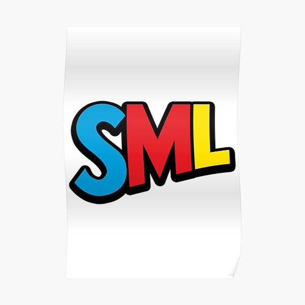 "Sml Jeffy Merch SML Logo" Poster for Sale by ZaidiShopy | Redbubble
