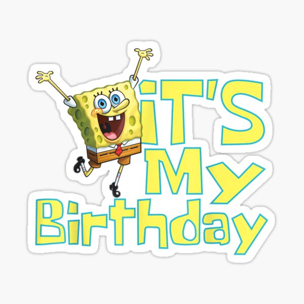 "Its My Birthday" Sticker for Sale by MaryJohnson59 | Redbubble