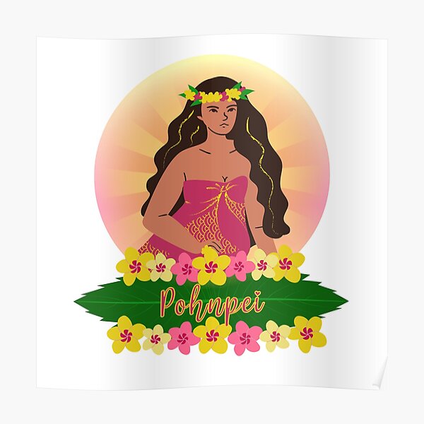 "Pohnpei" Poster for Sale by PolyMicroMela | Redbubble