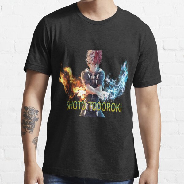"SHOTO TODOROKI FROM BOKU NO HERO" T-shirt for Sale by Davidwaterson ...