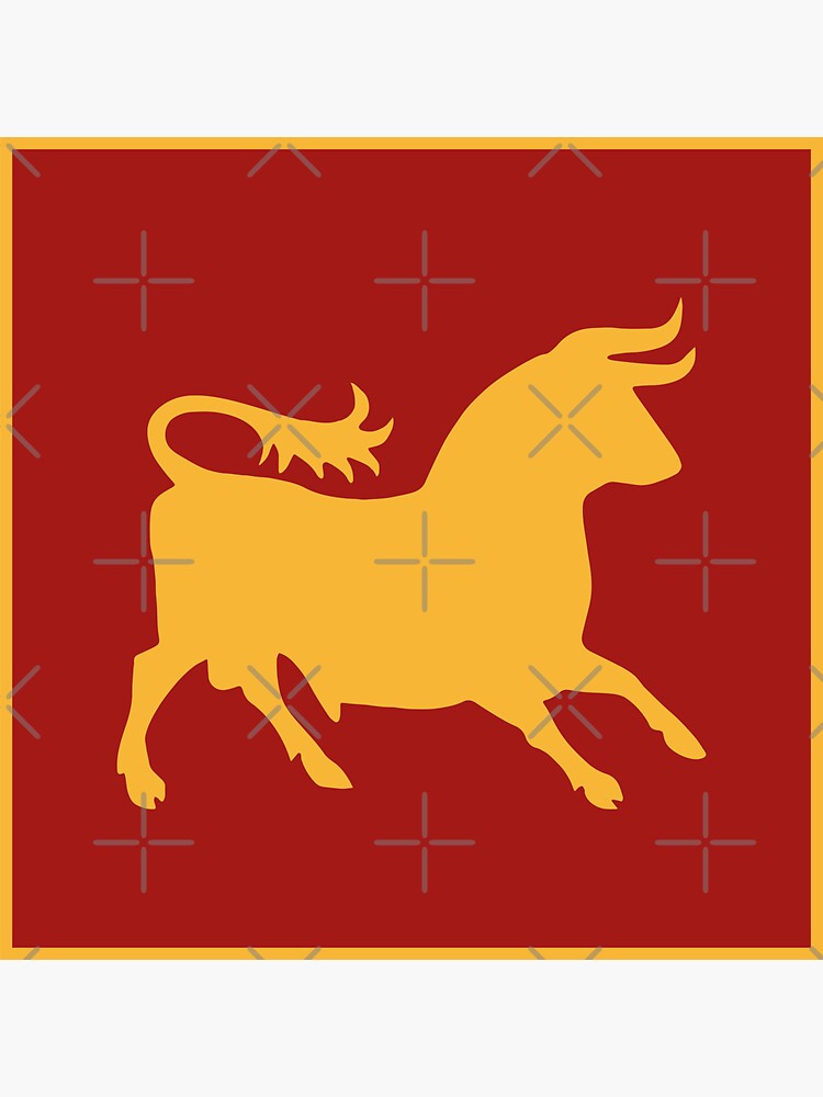 "Caesar's Legion Flag Sticker" Sticker by AdoringFanArt | Redbubble