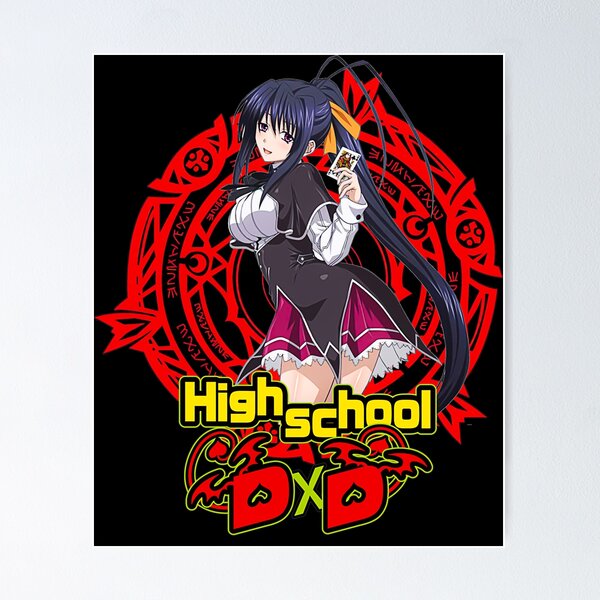 "Dxd Highschool Akeno Himejima Sticker anime" Poster for Sale by ...