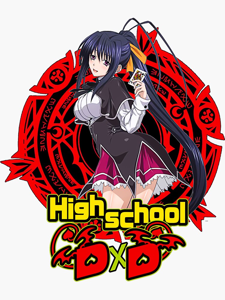 "Dxd Highschool Akeno Himejima Sticker anime" Sticker for Sale by ...