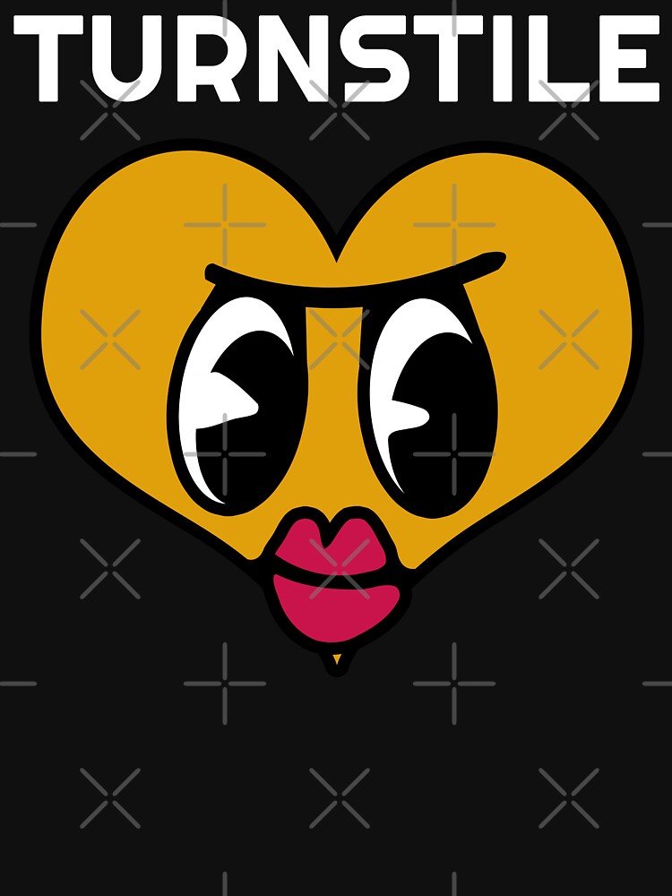 "Turnstile Merch Turn Stile Heart Logo" T-shirt for Sale by ZaidiShopy ...