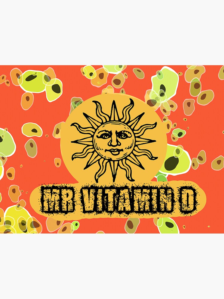 "MR VITAMIN D " Sticker for Sale by adamkissel | Redbubble