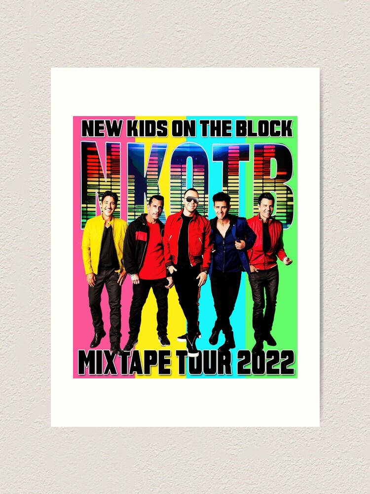 "NKOTB MIXTAPE SUMMER TOUR 2022" Art Print for Sale by andreanrizky ...