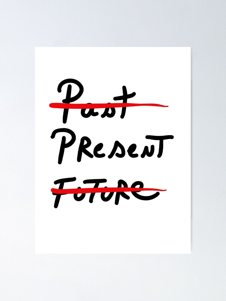 "Graffiti Art Typography Past Present Future" Poster for Sale by ...