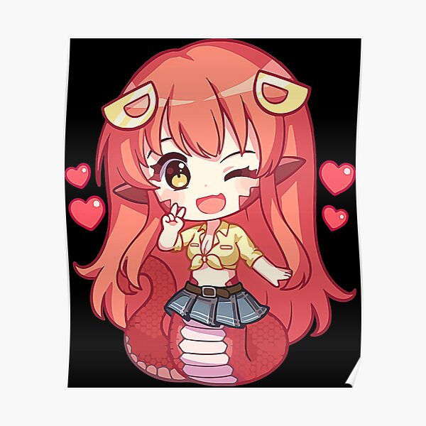 "Monster Musume Miia Chibi" Poster for Sale by Alysieza | Redbubble