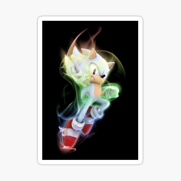 "Sonic Hyper" Sticker by catesbetty | Redbubble