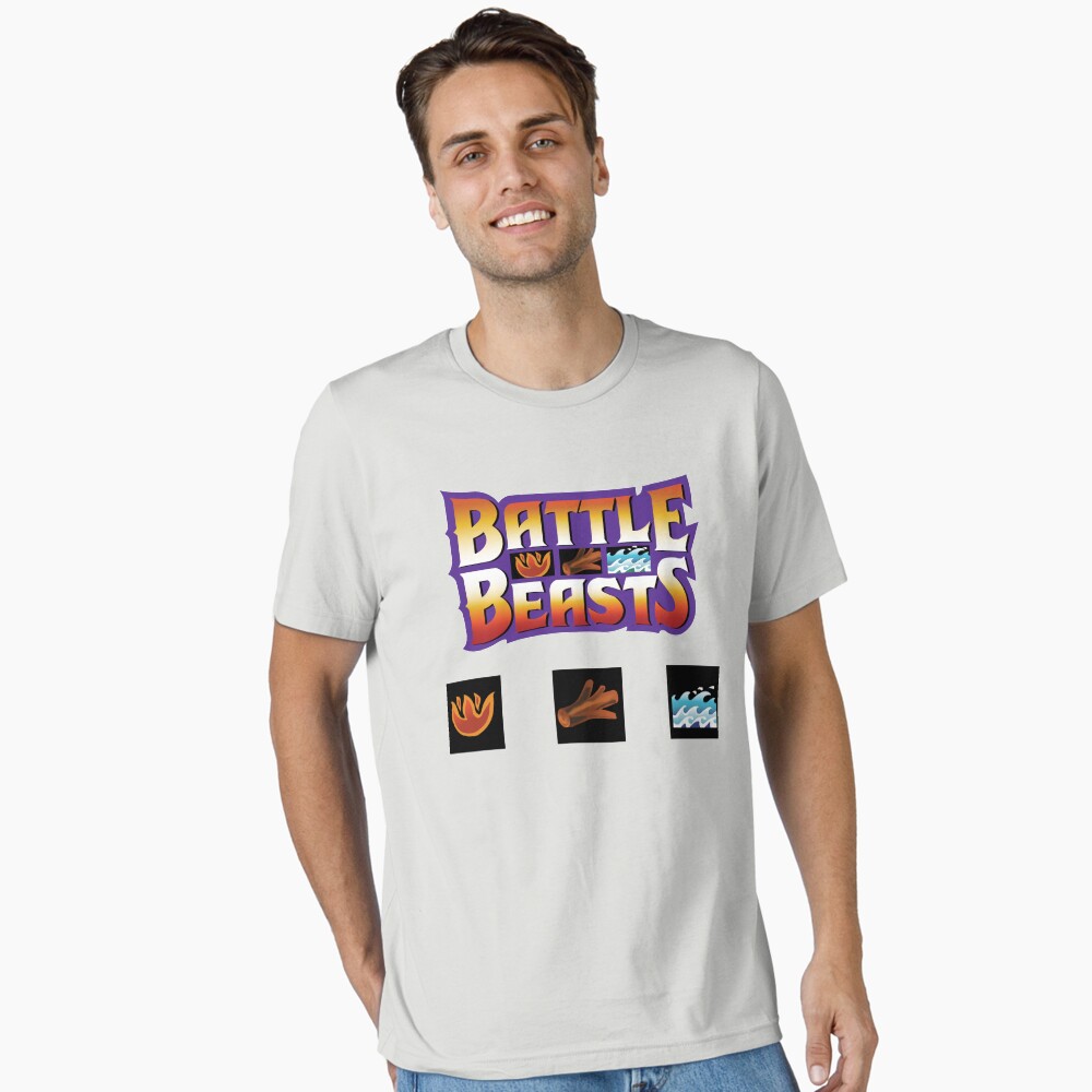 "Battle Beasts Logo and Rub Signs" Sticker for Sale by Pixelfig | Redbubble