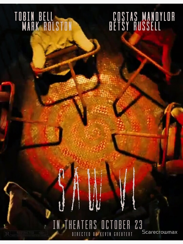 "Saw VI Poster" Poster for Sale by Scarecrowmax | Redbubble