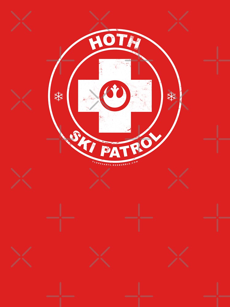 "Hoth Ski Patrol" T-shirt for Sale by floresarts | Redbubble | star ...