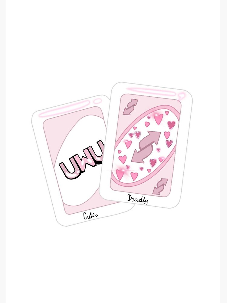 "UwU Uno reverse" Sticker by ValentineCurios | Redbubble