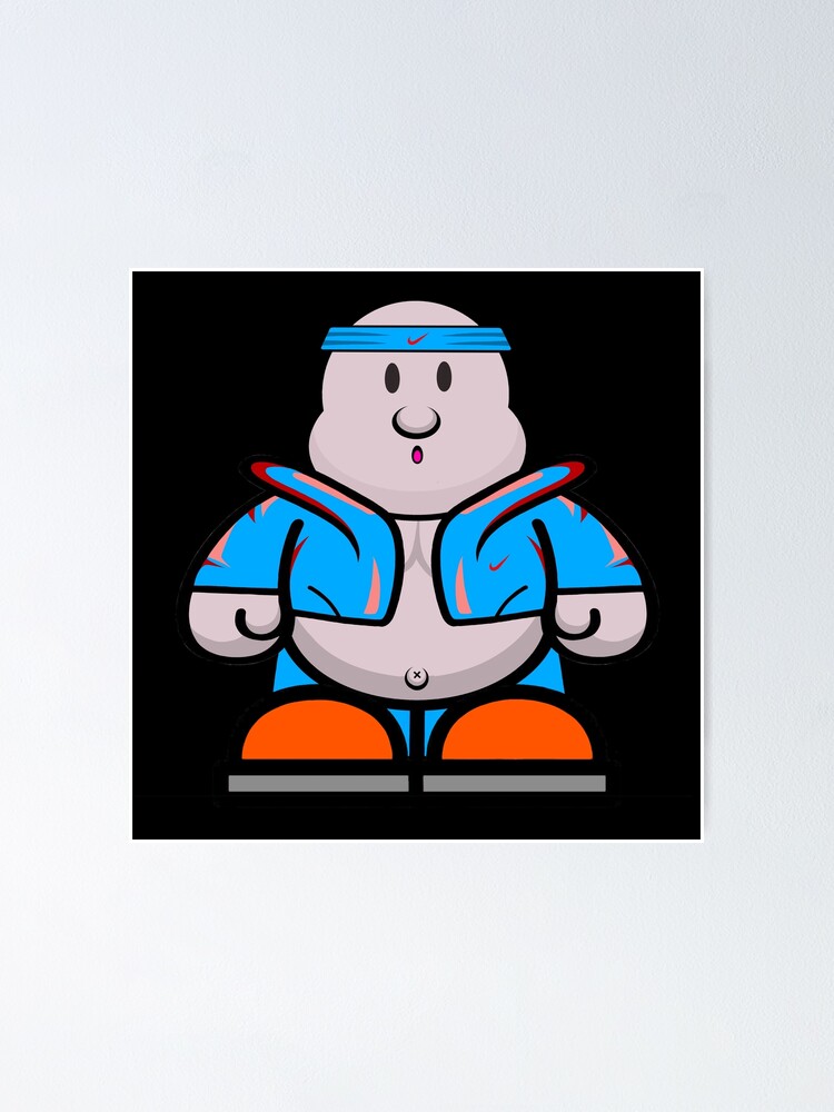 "Tubby" Poster for Sale by KanokThai | Redbubble