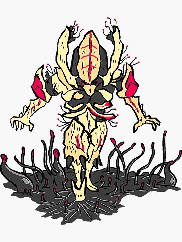 "Warframe Nidus Warframe" Sticker for Sale by Marthga | Redbubble